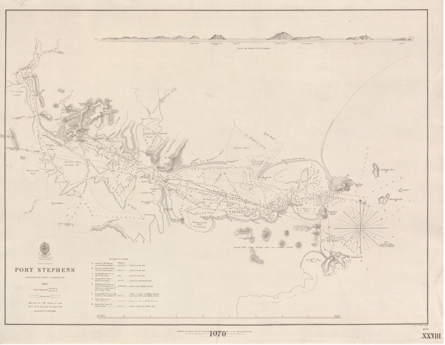 First Land Survey and Early Maps of Port Stephens – Port Stephens – a ...