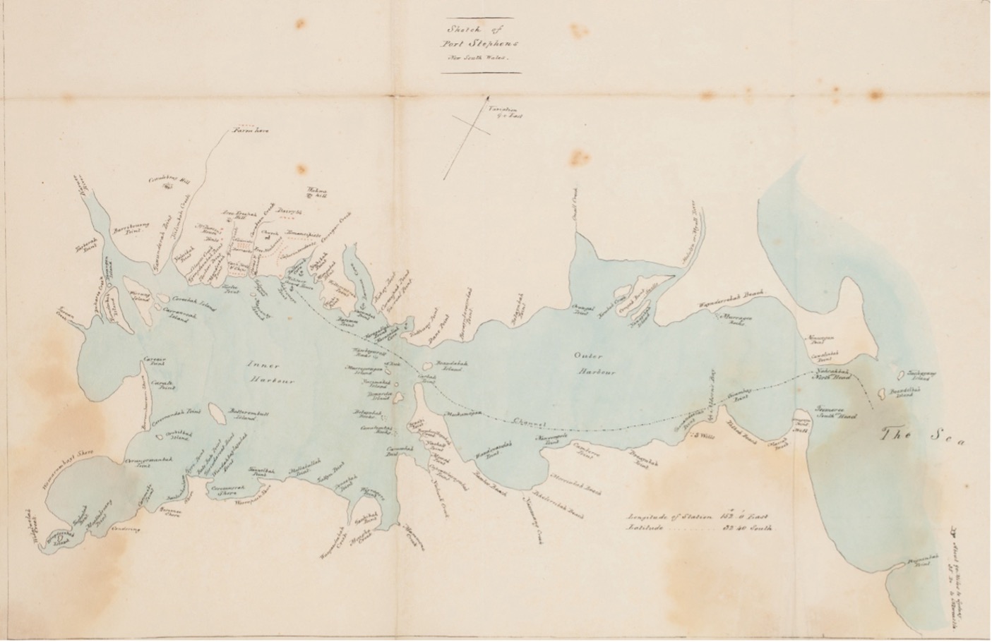 First Land Survey and Early Maps of Port Stephens – Port Stephens – a ...